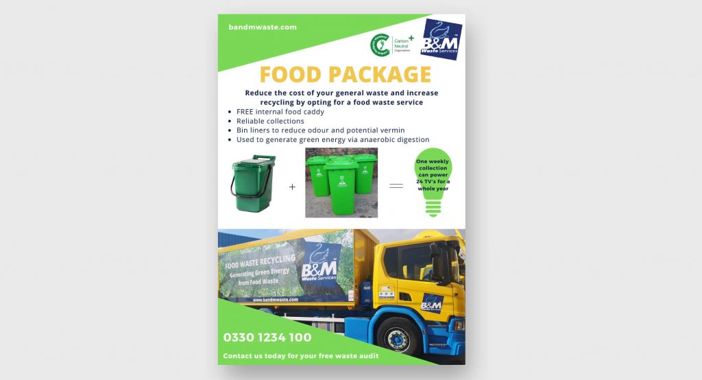 Food Waste Flyer | B&M Waste Services